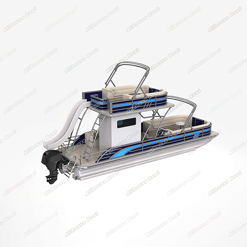 27FT Double Layer Pontoon Boat from China manufacturer - Allhouse